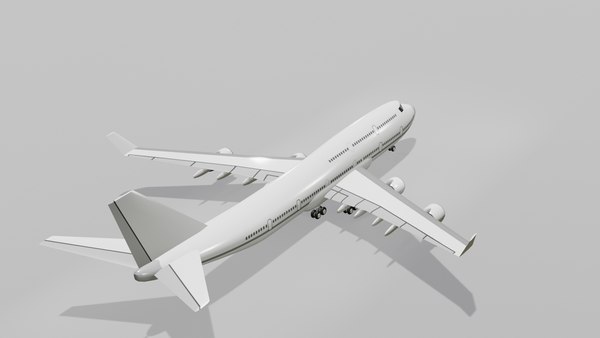 modelo 3d Boeing 747 generick white - TurboSquid 2035221