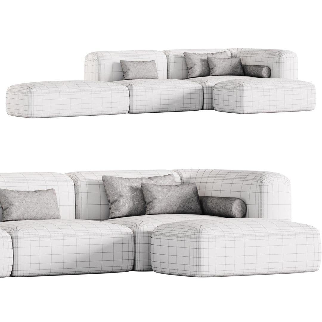 Clara Sofa Baxter 01 3D Model - TurboSquid 2112900