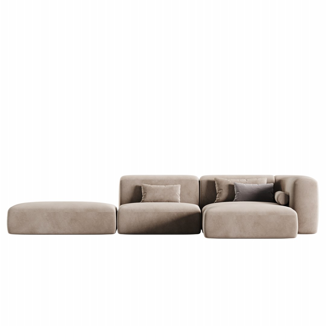 Clara Sofa Baxter 01 3D Model - TurboSquid 2112900