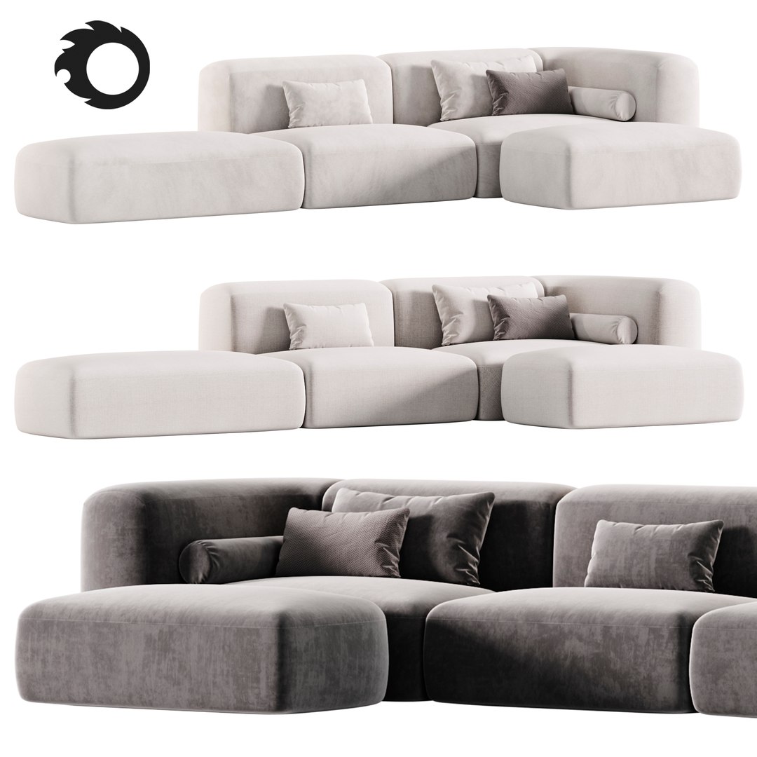 Clara Sofa Baxter 01 3D Model - TurboSquid 2112900