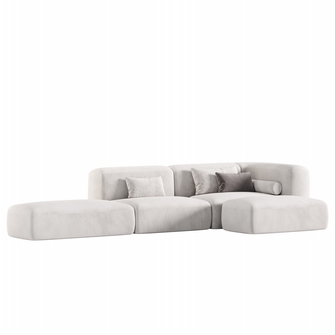 Clara Sofa Baxter 01 3D Model - TurboSquid 2112900