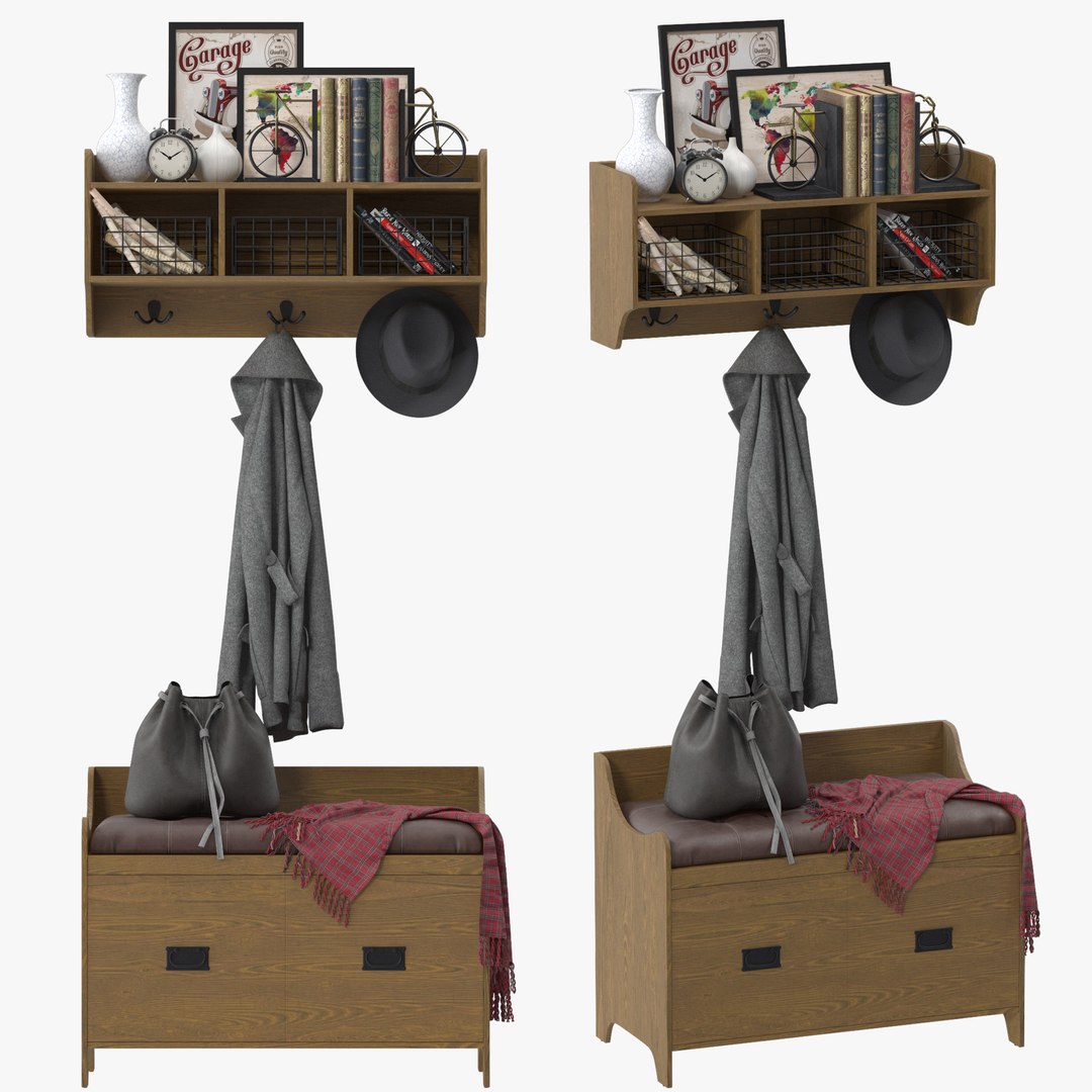 Nijmegen hall tree 3D model - TurboSquid 1398322