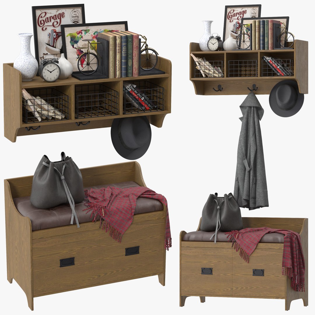 Nijmegen hall tree 3D model - TurboSquid 1398322