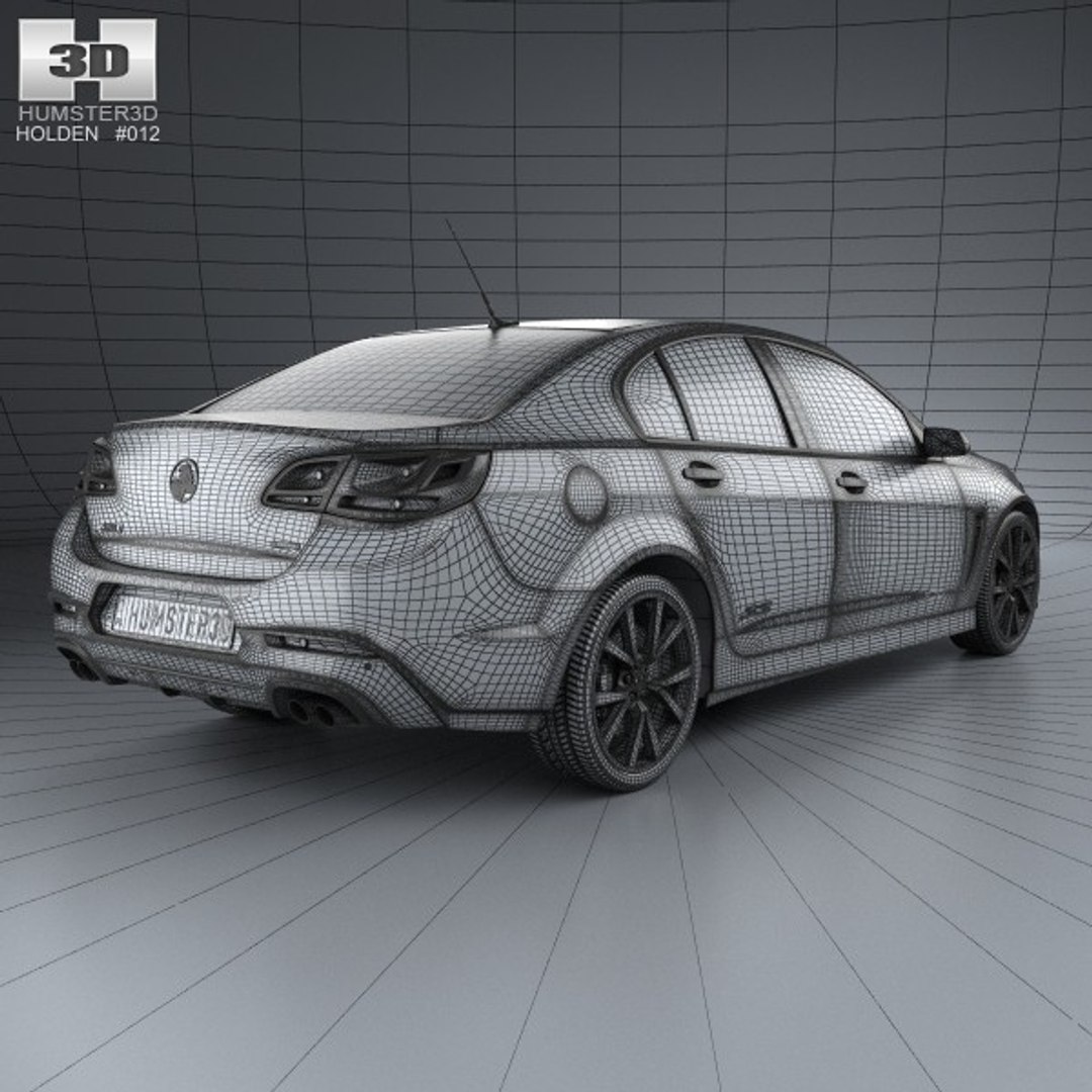3d model holden commodore vf