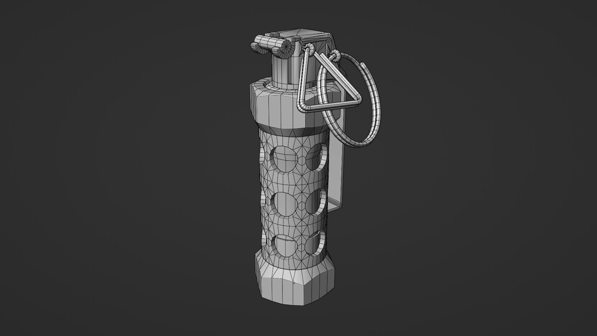 Flashbang Grenade 3D Model - TurboSquid 2237545