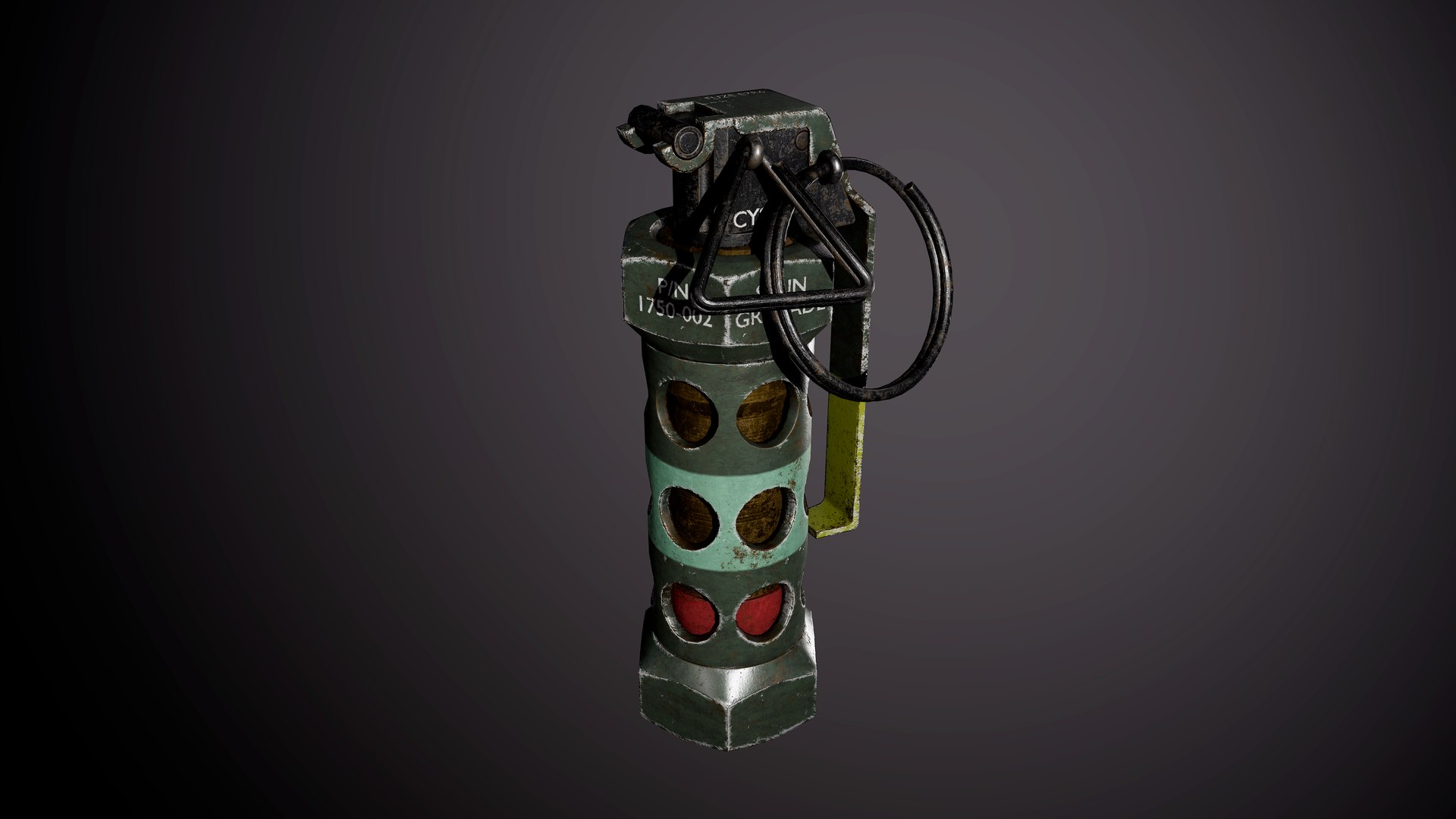 Flashbang Grenade 3D Model - TurboSquid 2237545
