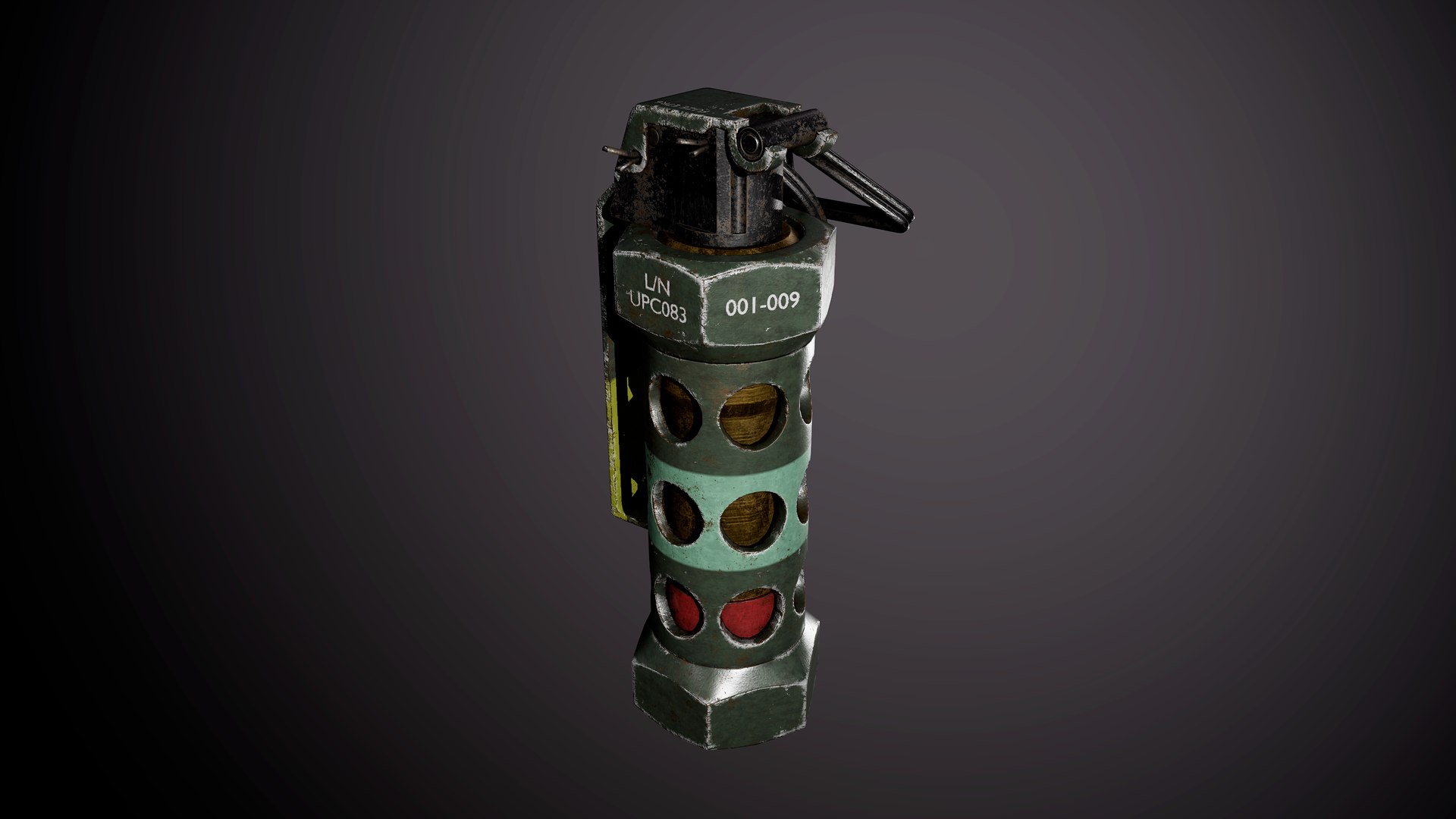 Flashbang Grenade 3D Model - TurboSquid 2237545