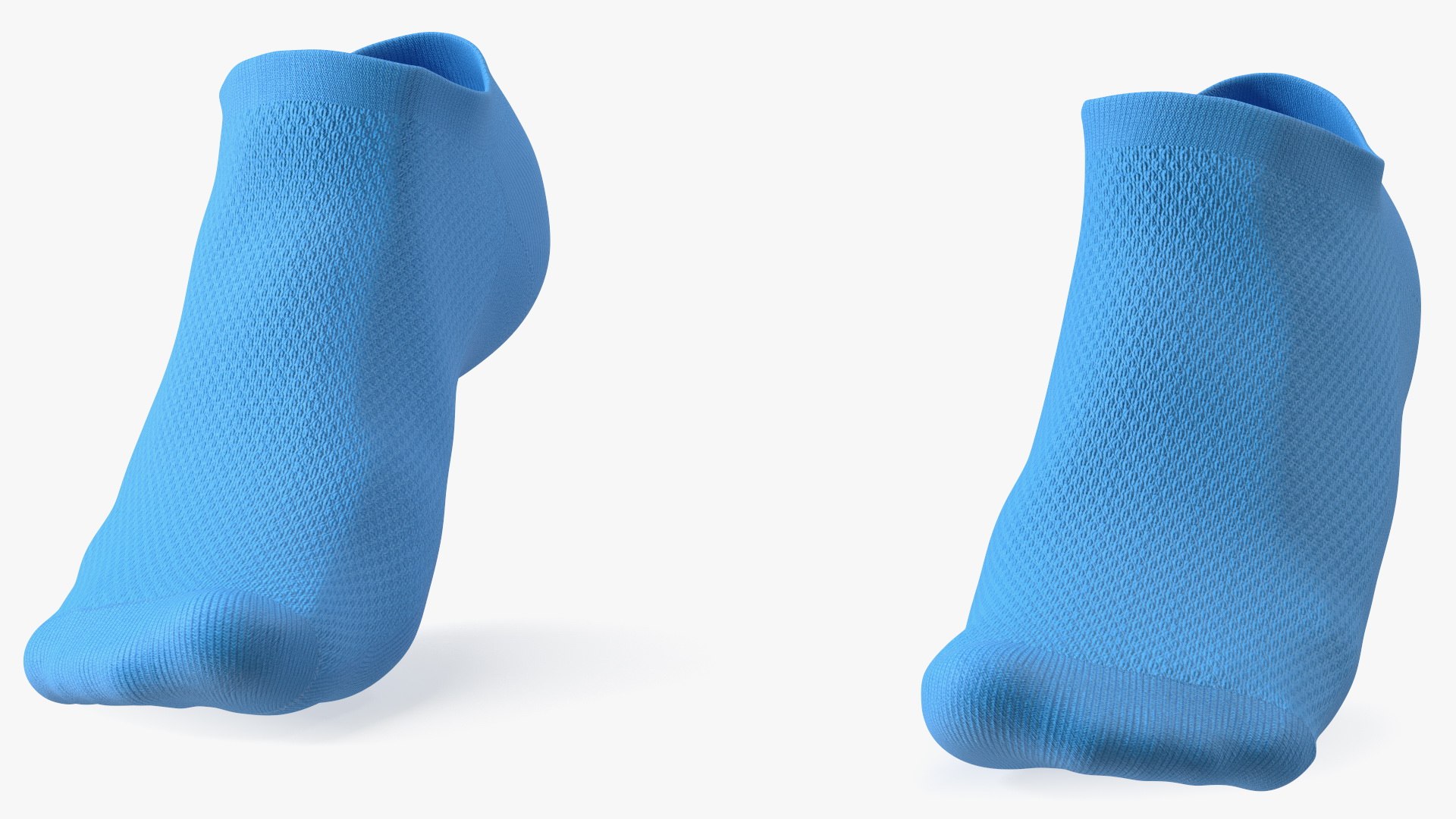 Socks Blue on The Foot Standing Toes model - TurboSquid 1950850