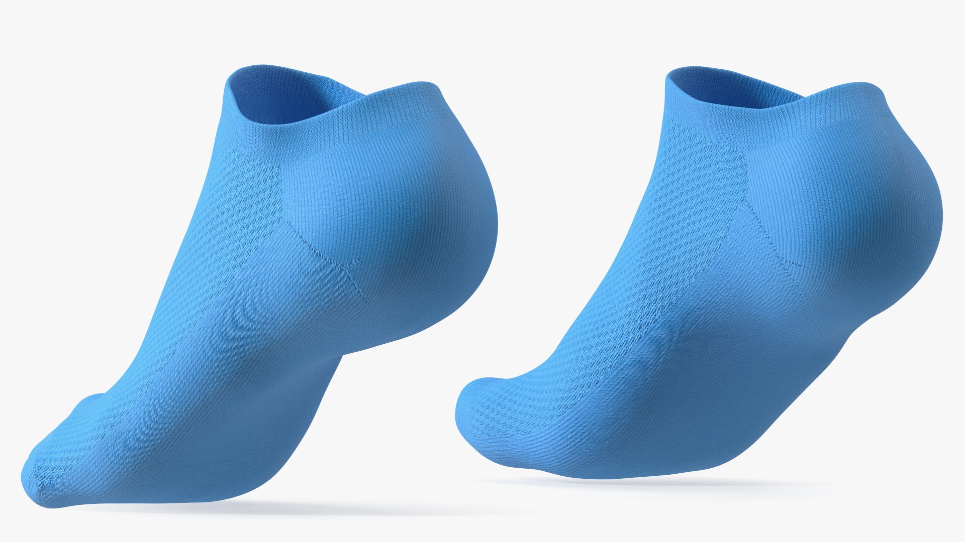 Socks Blue on The Foot Standing Toes model - TurboSquid 1950850