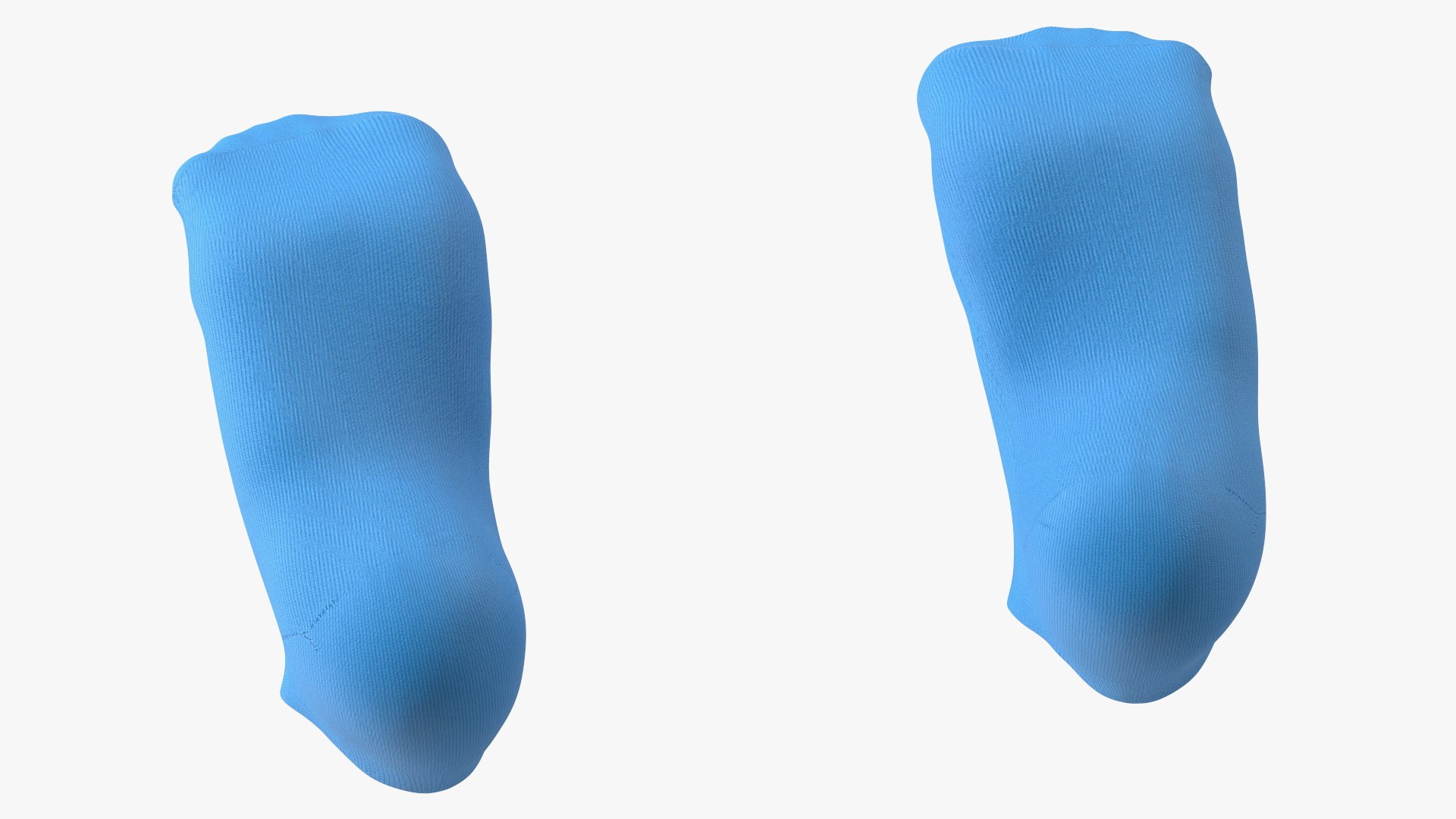 Socks Blue on The Foot Standing Toes model - TurboSquid 1950850