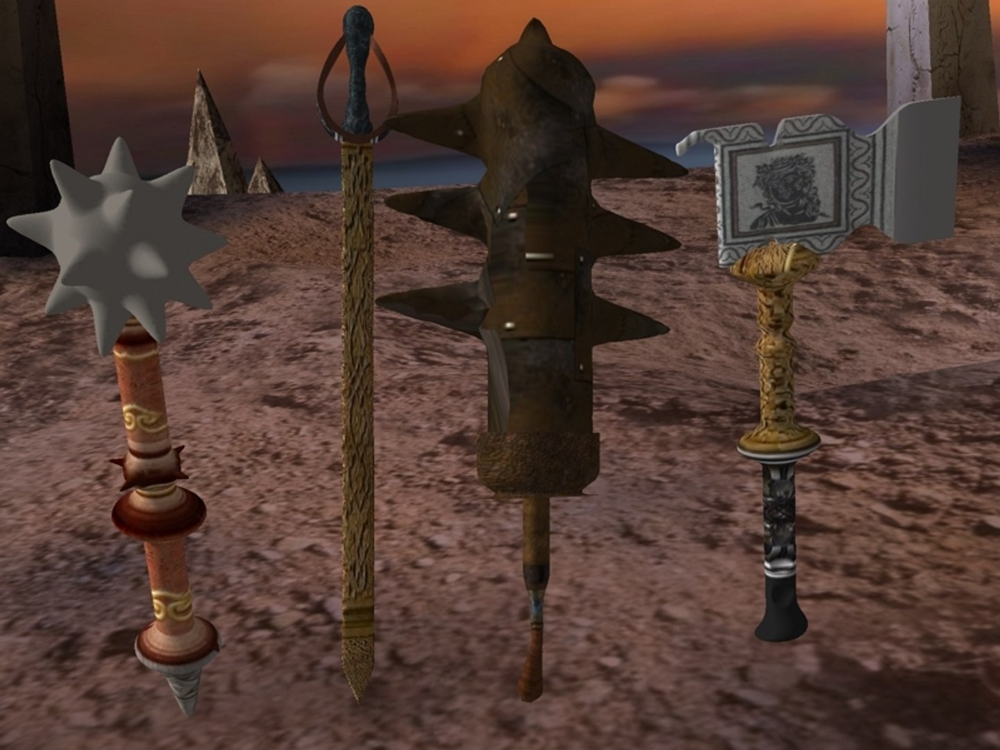 3ds Max Weapons Pack