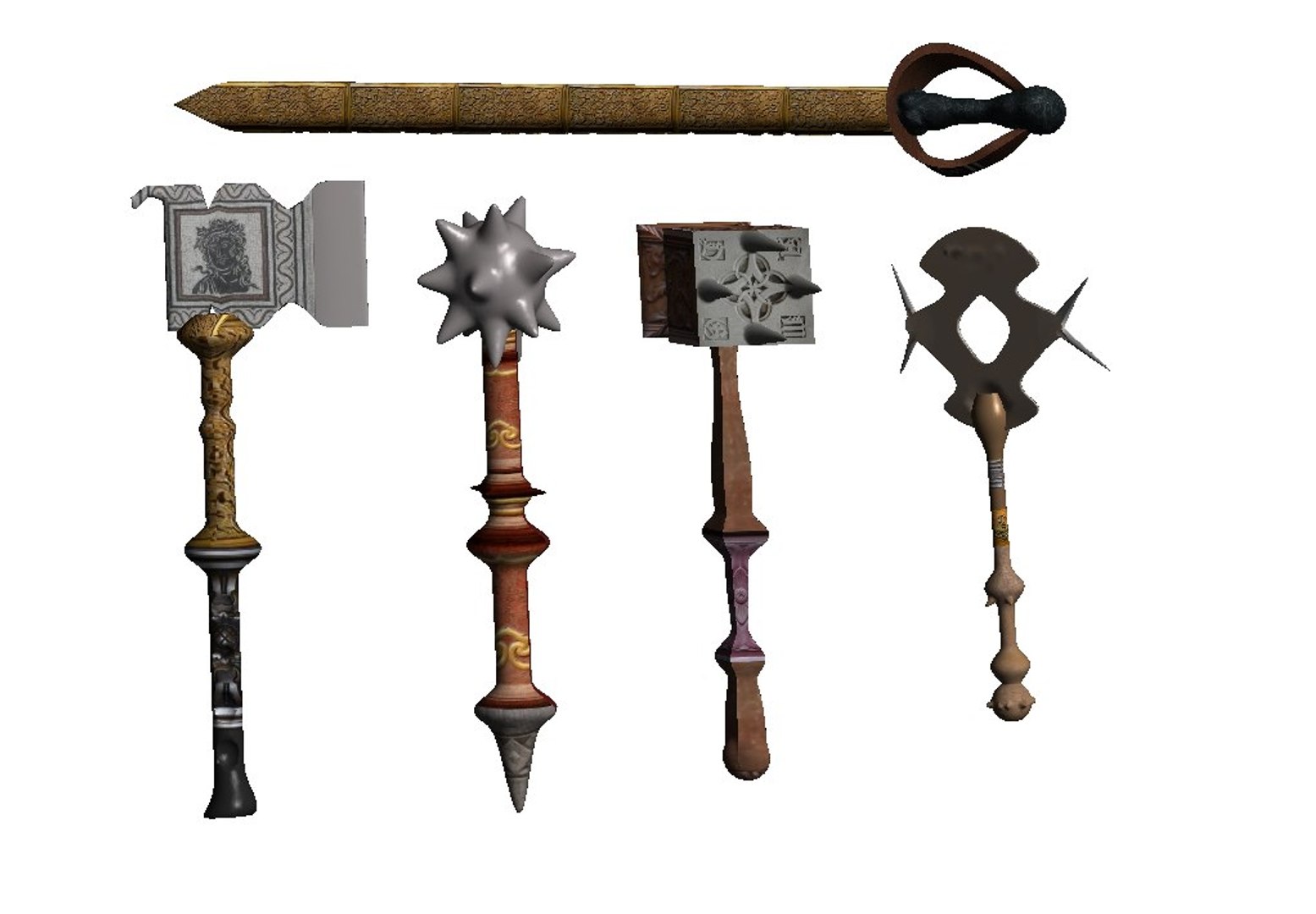 3ds Max Weapons Pack