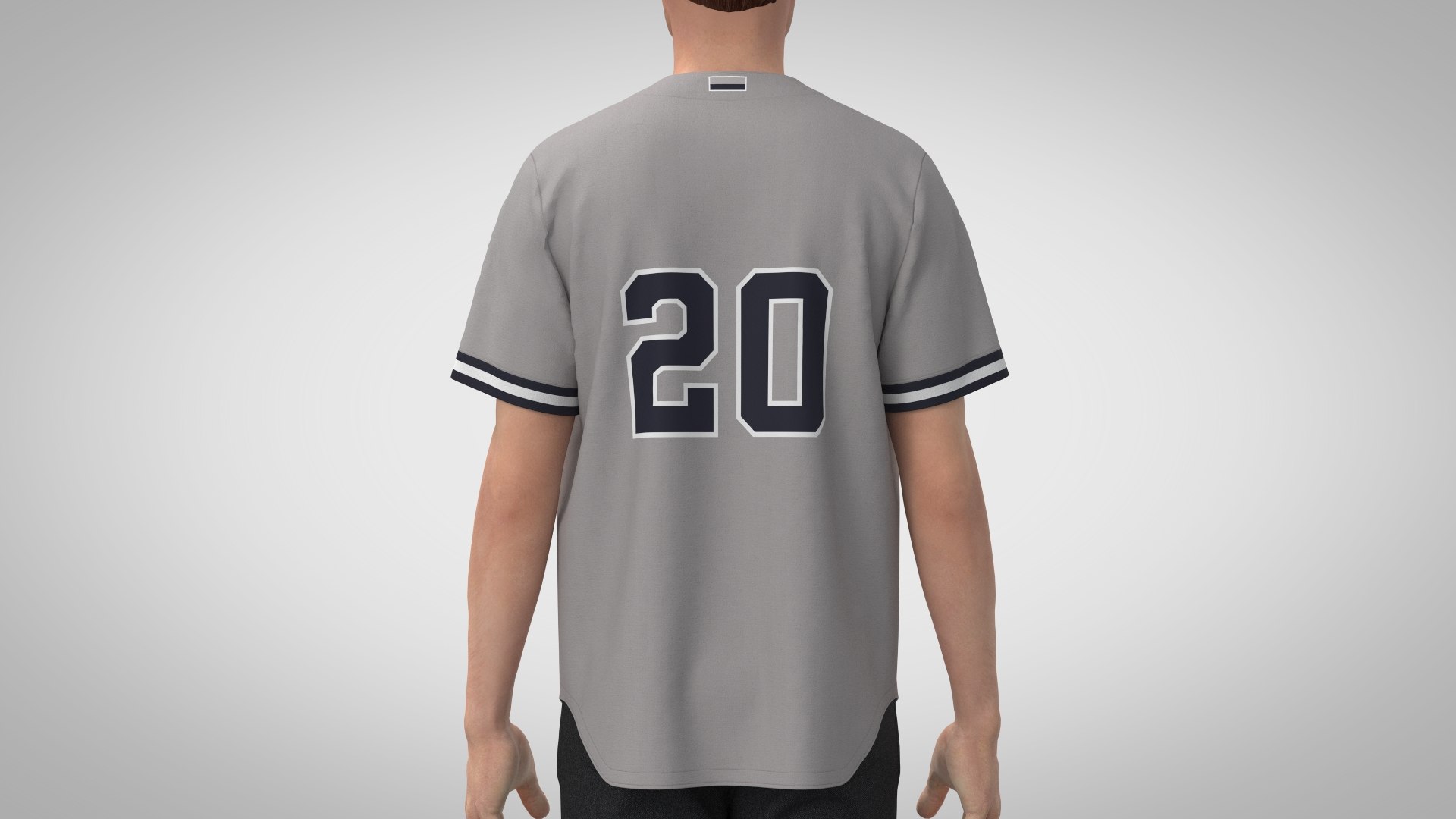 3D Baseball Jersey Outfit - TurboSquid 2142493