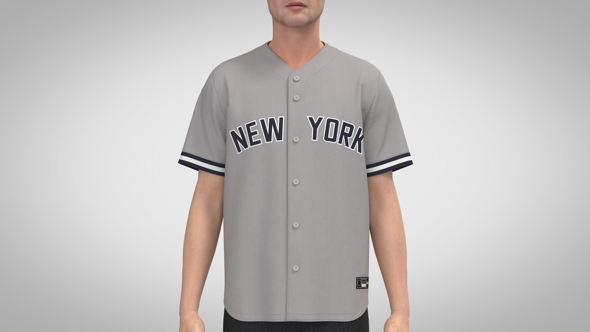 3D Baseball Jersey Outfit - TurboSquid 2142493