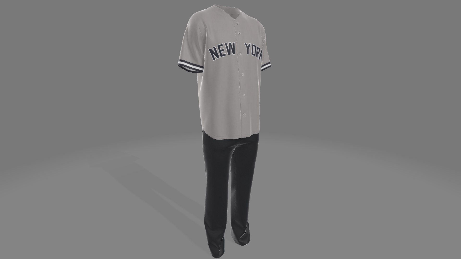 3D Baseball Jersey Outfit - TurboSquid 2142493