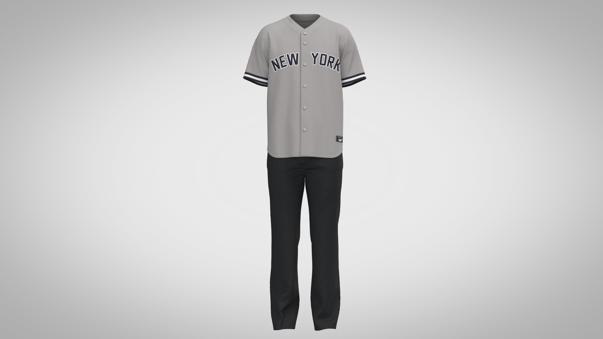 3D Baseball Jersey Outfit - TurboSquid 2142493