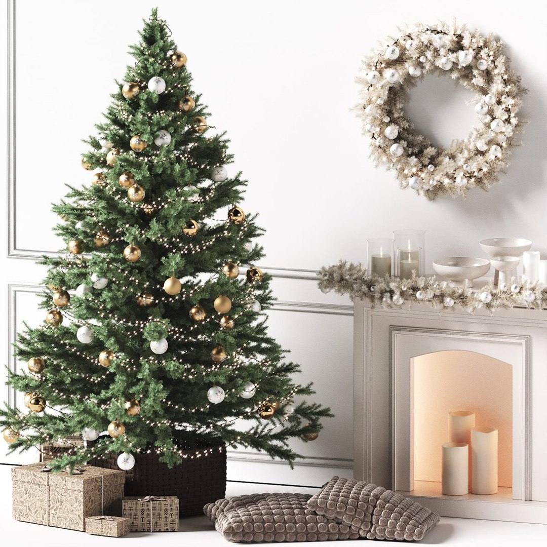 Christmas Tree 1 3D Model - TurboSquid 2162785