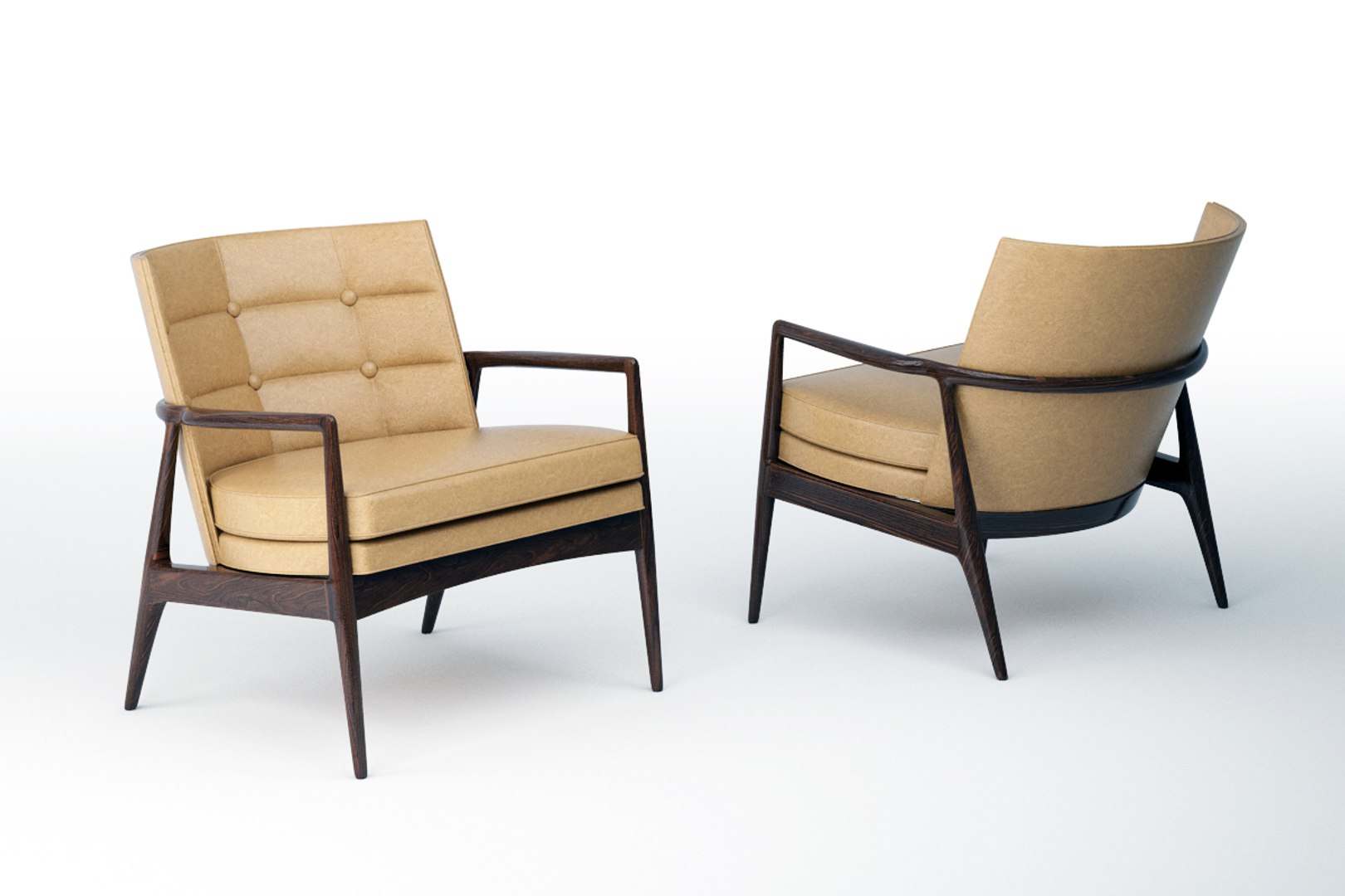 Thayer draper lounge chair 3D model - TurboSquid 1166713