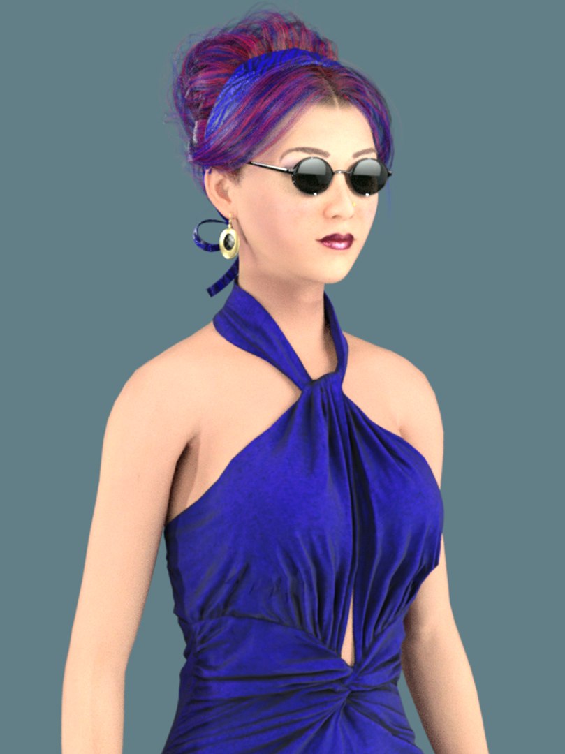 Realistic Rigged Style Girl-Meyona Character 3D Model 3D Model - TurboSquid 2263834