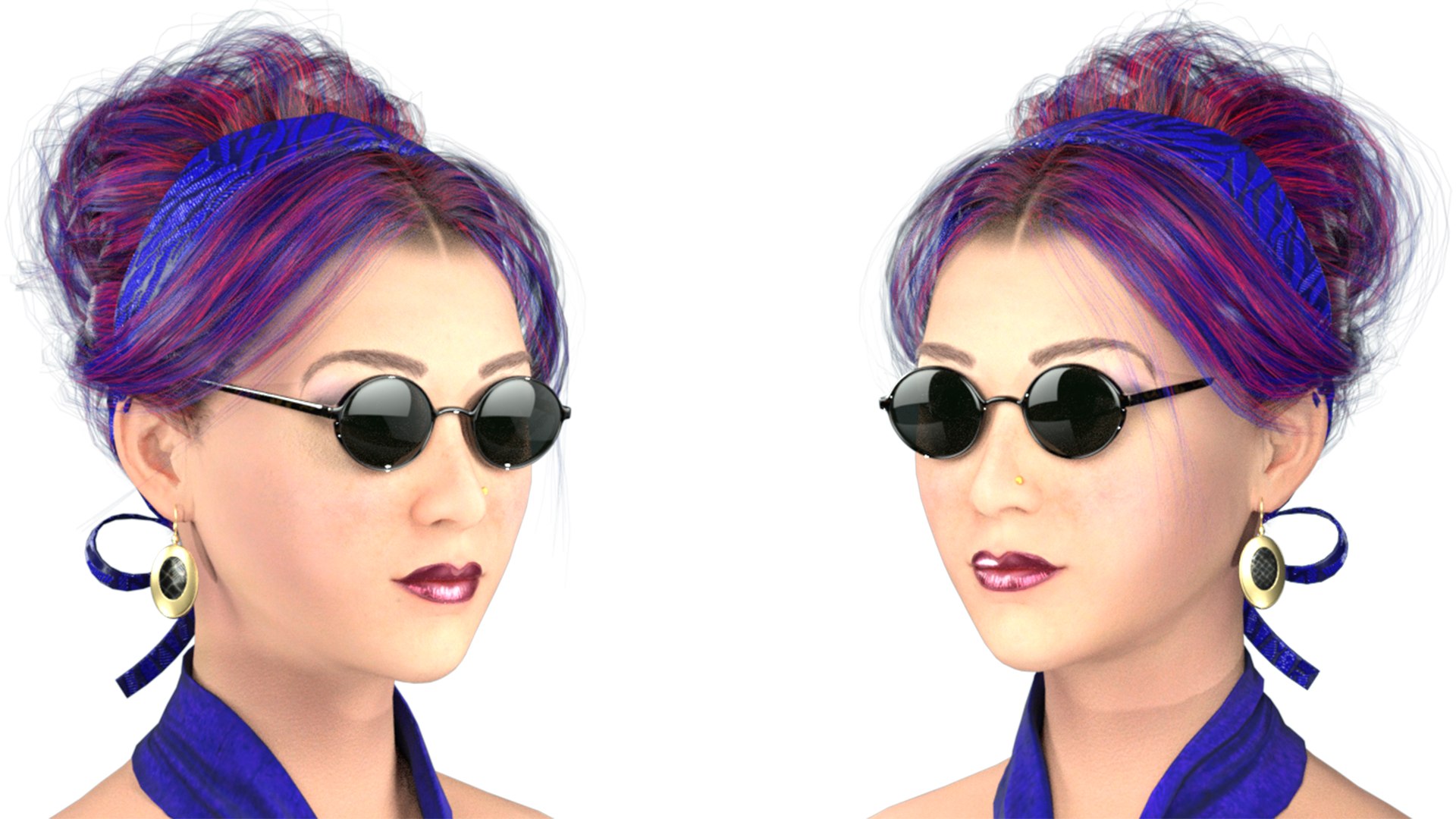 Realistic Rigged Style Girl-Meyona Character 3D Model 3D Model - TurboSquid 2263834