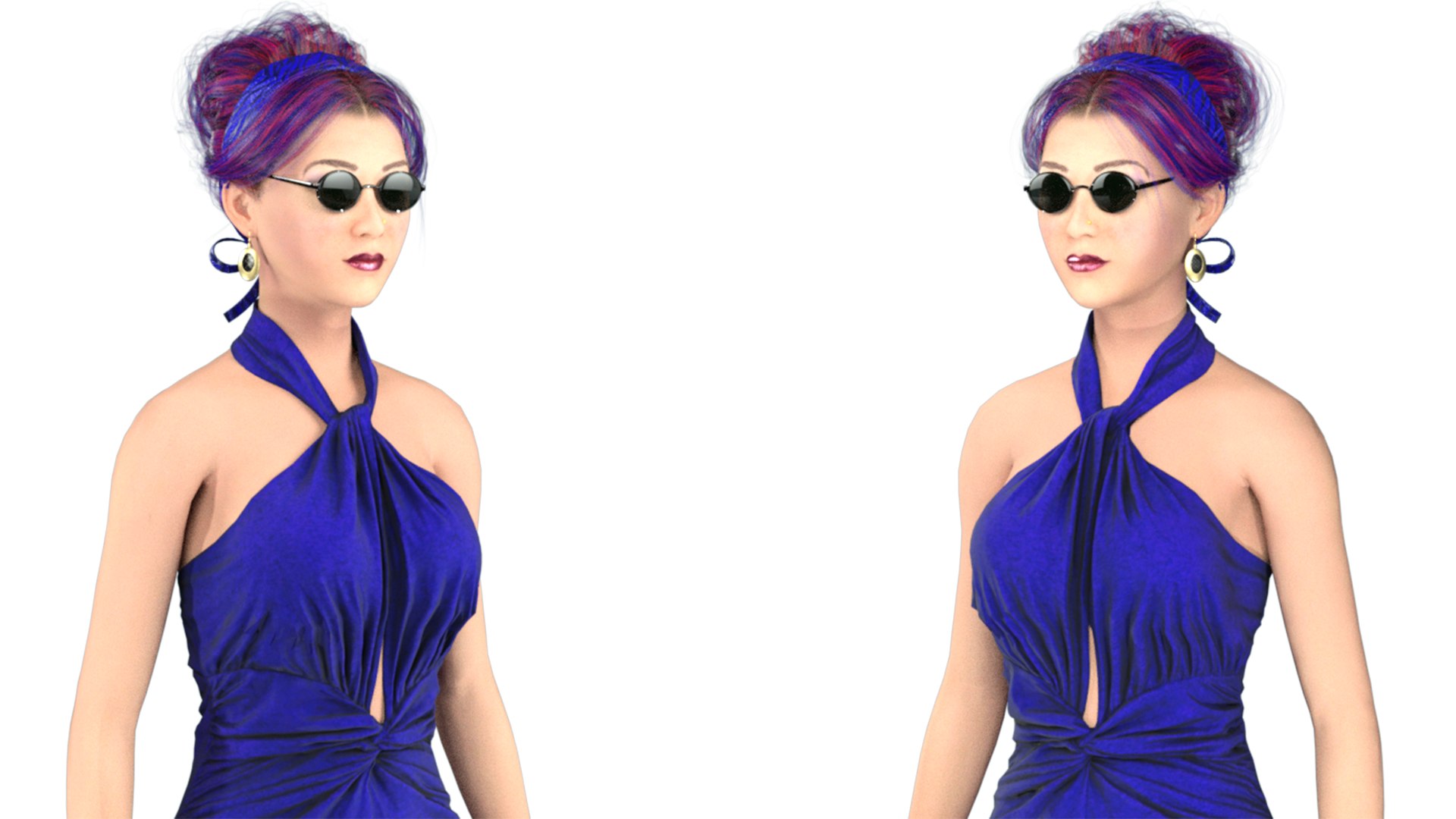 Realistic Rigged Style Girl-Meyona Character 3D Model 3D Model - TurboSquid 2263834