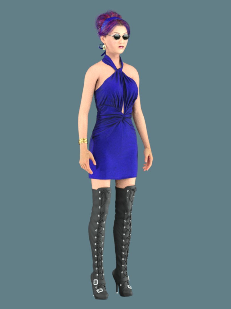 Realistic Rigged Style Girl-Meyona Character 3D Model 3D Model - TurboSquid 2263834