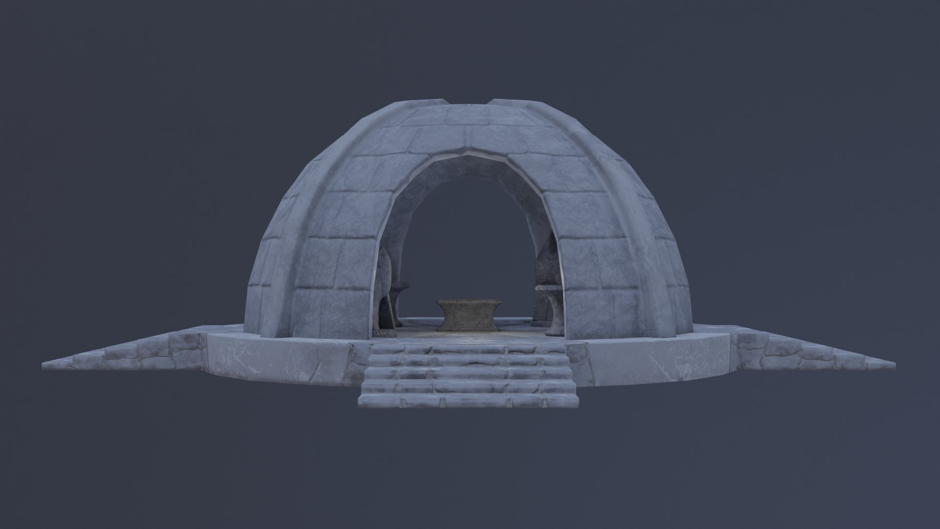 Stone Altar Low-poly 3D Model 3D Model - TurboSquid 2041610