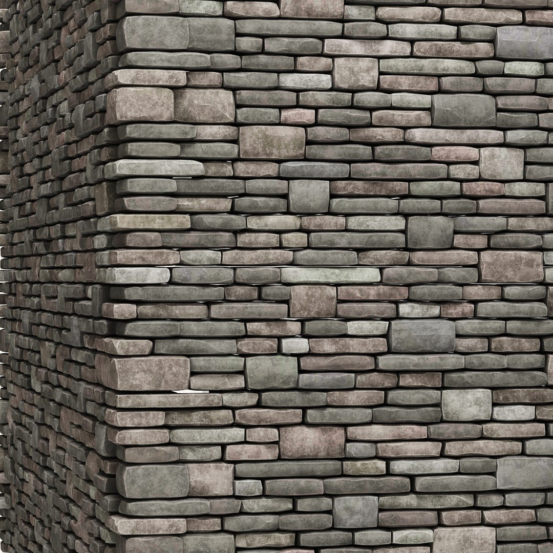 Brick Stone Granite 3D Model - TurboSquid 1507452