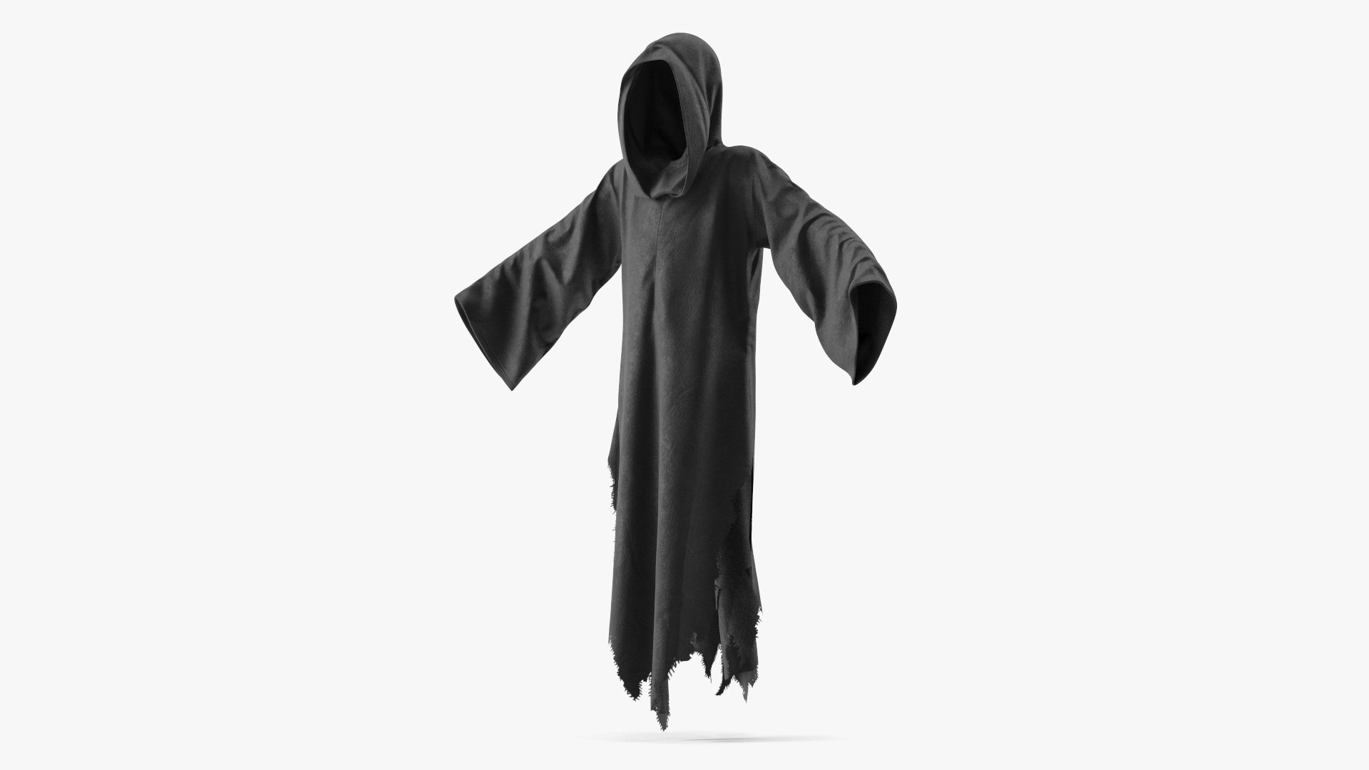 black cloaked entity