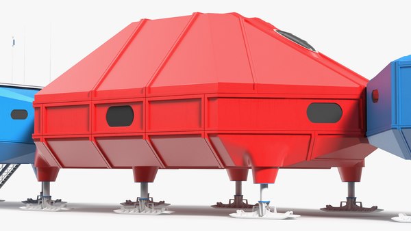 modelo 3d Estación Antártica Halley VI - TurboSquid 2198608