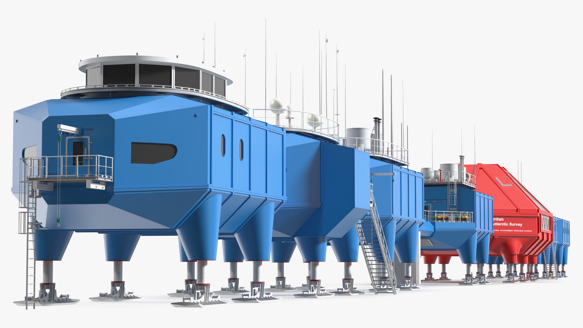 Antarctic Station Halley VI 3D - TurboSquid 2198608