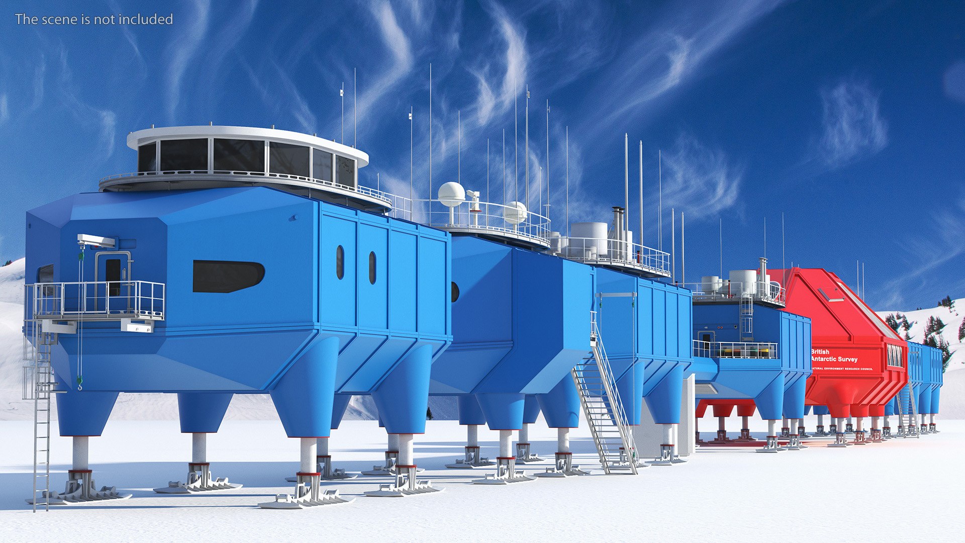 Antarctic Station Halley VI 3D - TurboSquid 2198608