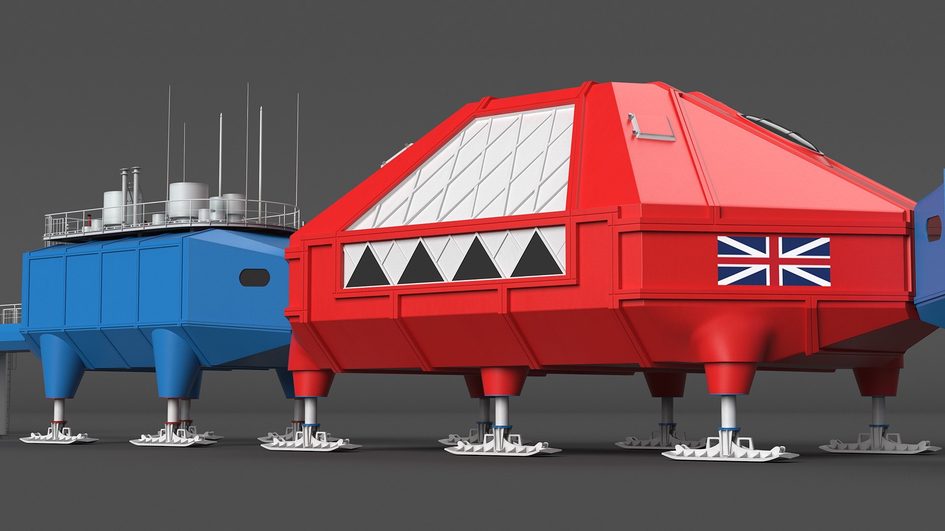 Antarctic Station Halley VI 3D - TurboSquid 2198608