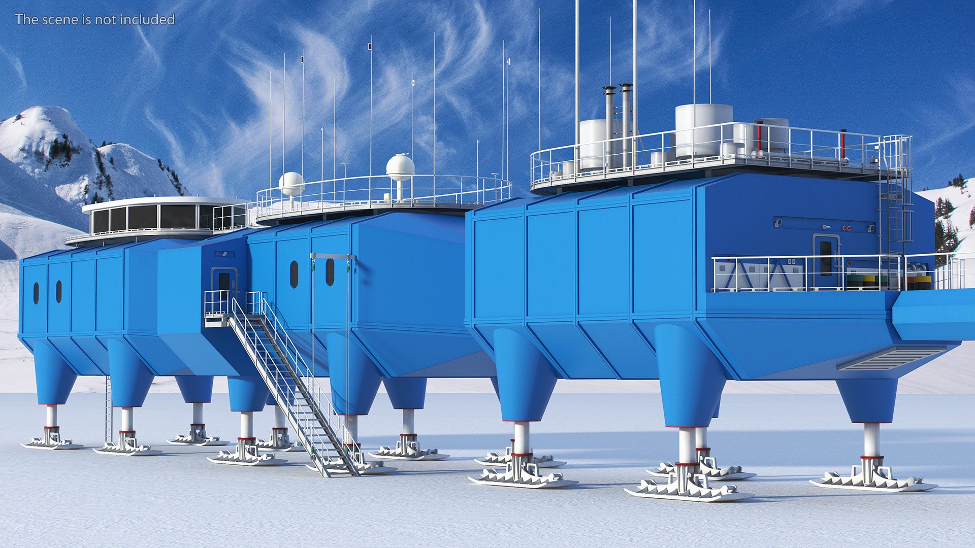 Antarctic Station Halley VI 3D - TurboSquid 2198608