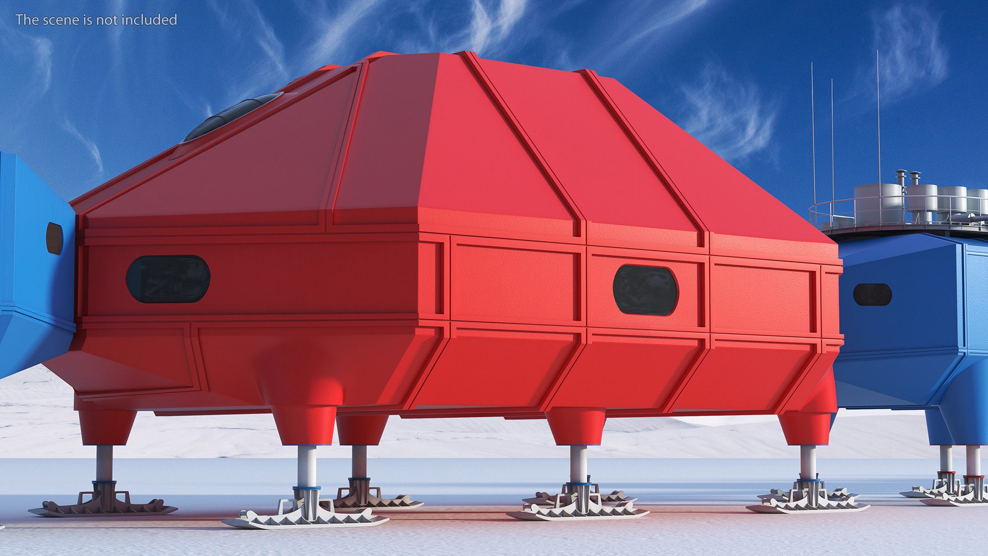 Antarctic Station Halley VI 3D - TurboSquid 2198608