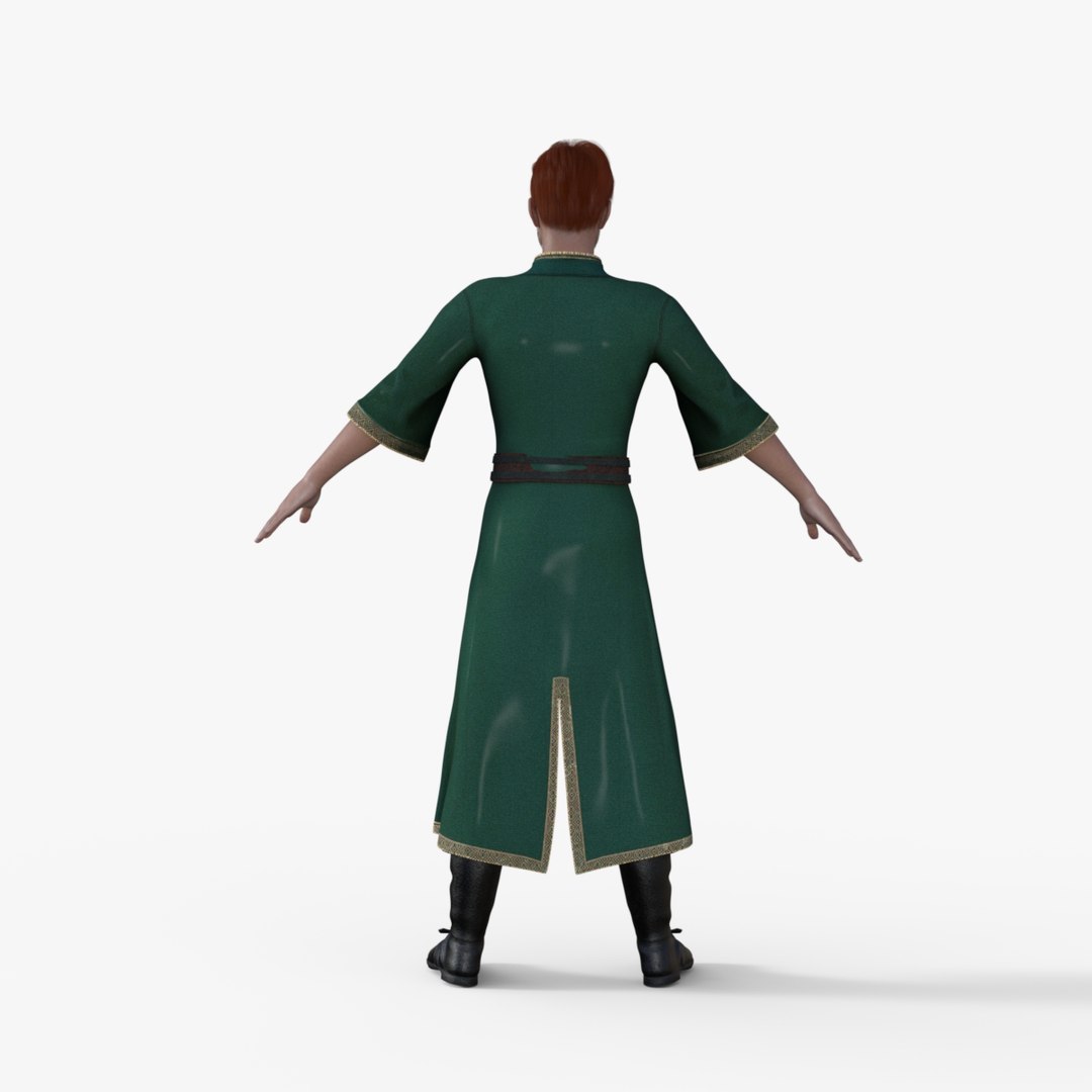 3D Villager Rigged Model - TurboSquid 2096311