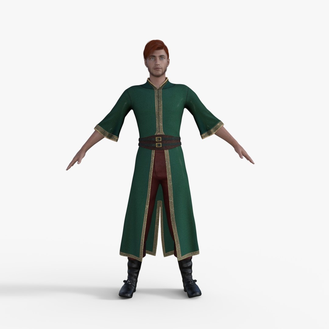 3D Villager Rigged Model - TurboSquid 2096311