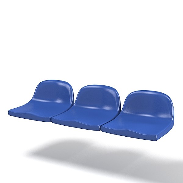 stadium arena chair 3d fbx