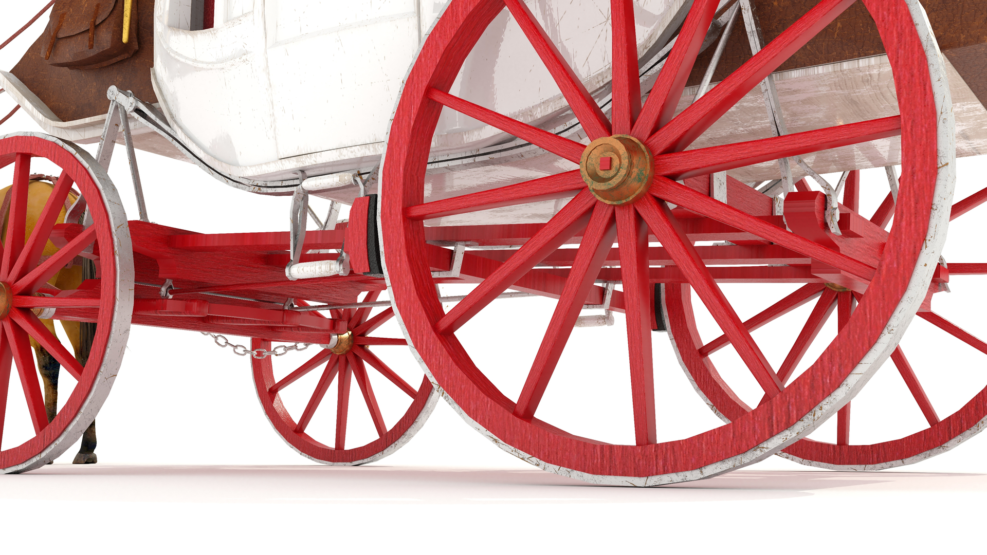 3D Horse Carriage model - TurboSquid 1954036