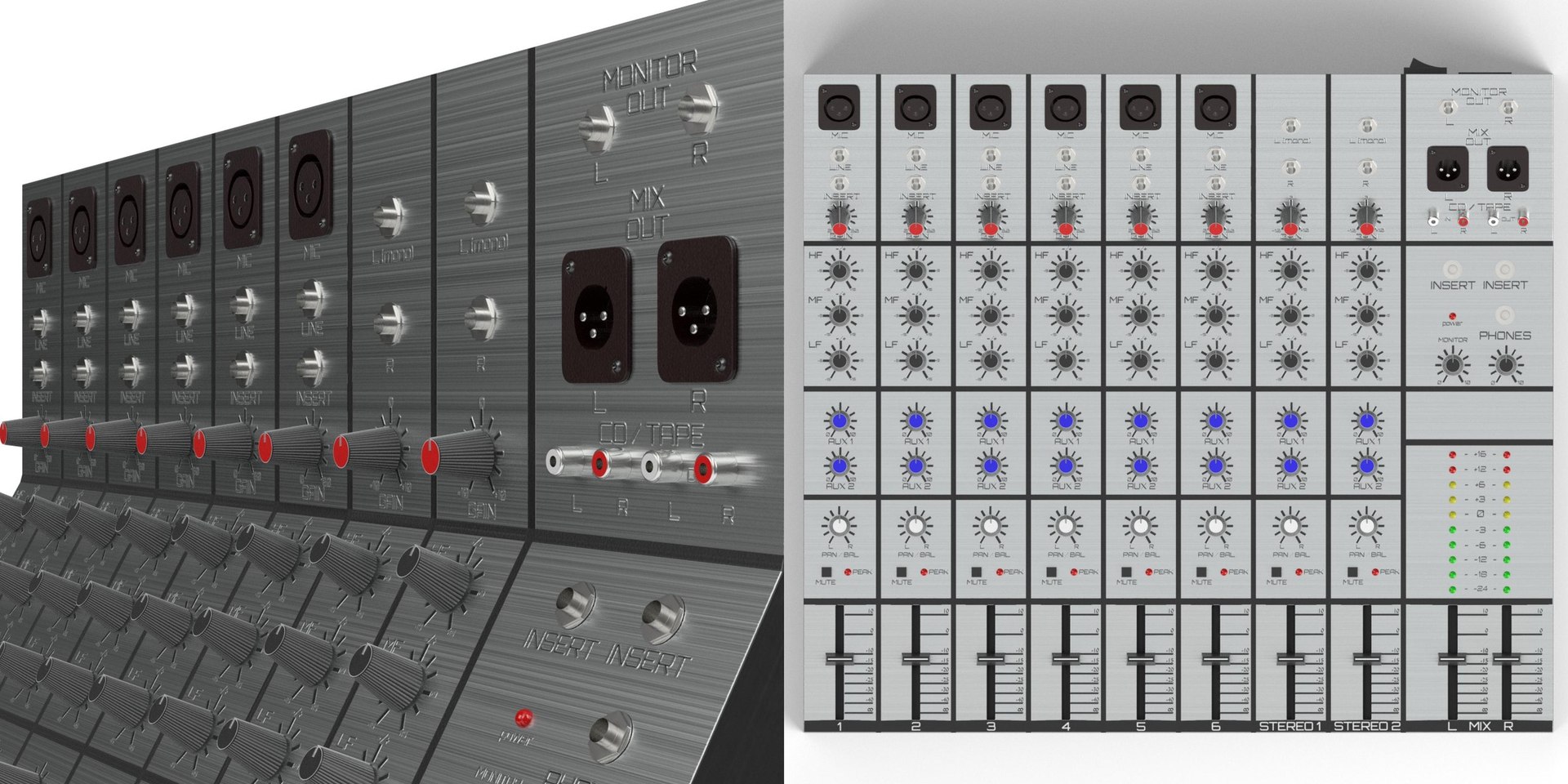 Audio Mixer 1 3D Model - TurboSquid 1875546