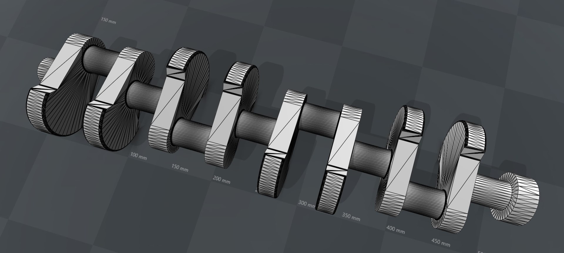 Crankshaft V8 Engine - Model - TurboSquid 1238712