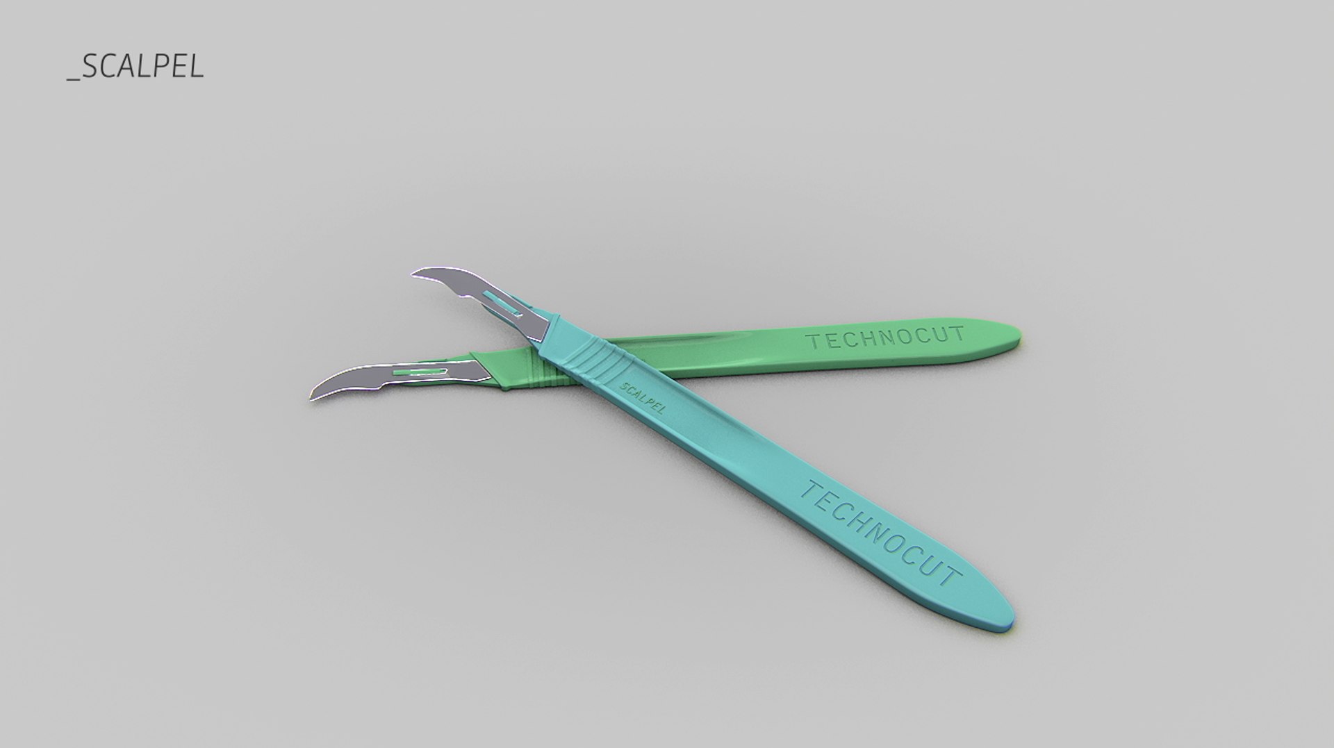 3d model scalpel