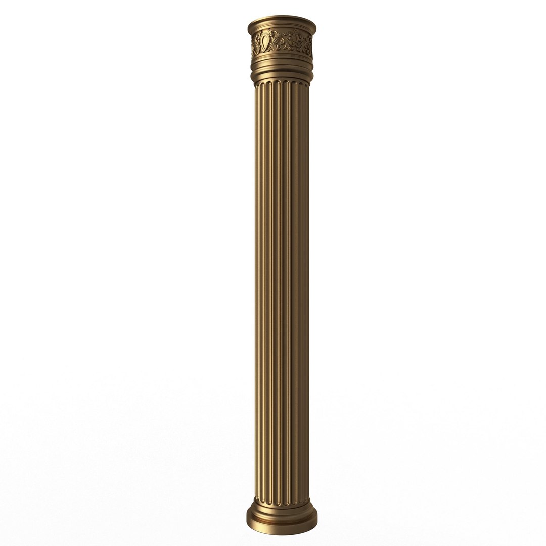 3d Column Capital 1306 Turbosquid 2173674 