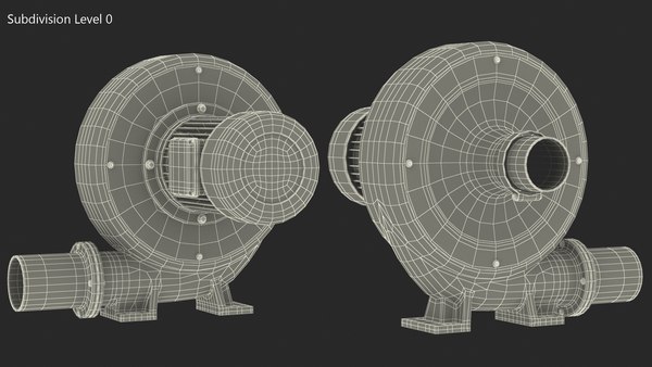 Turbine Air Blower 3D model - TurboSquid 1796026
