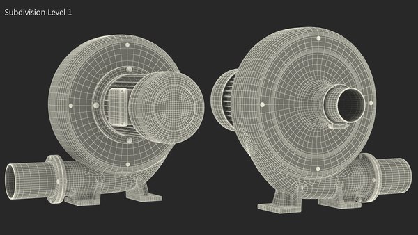 Turbine Air Blower 3D model - TurboSquid 1796026