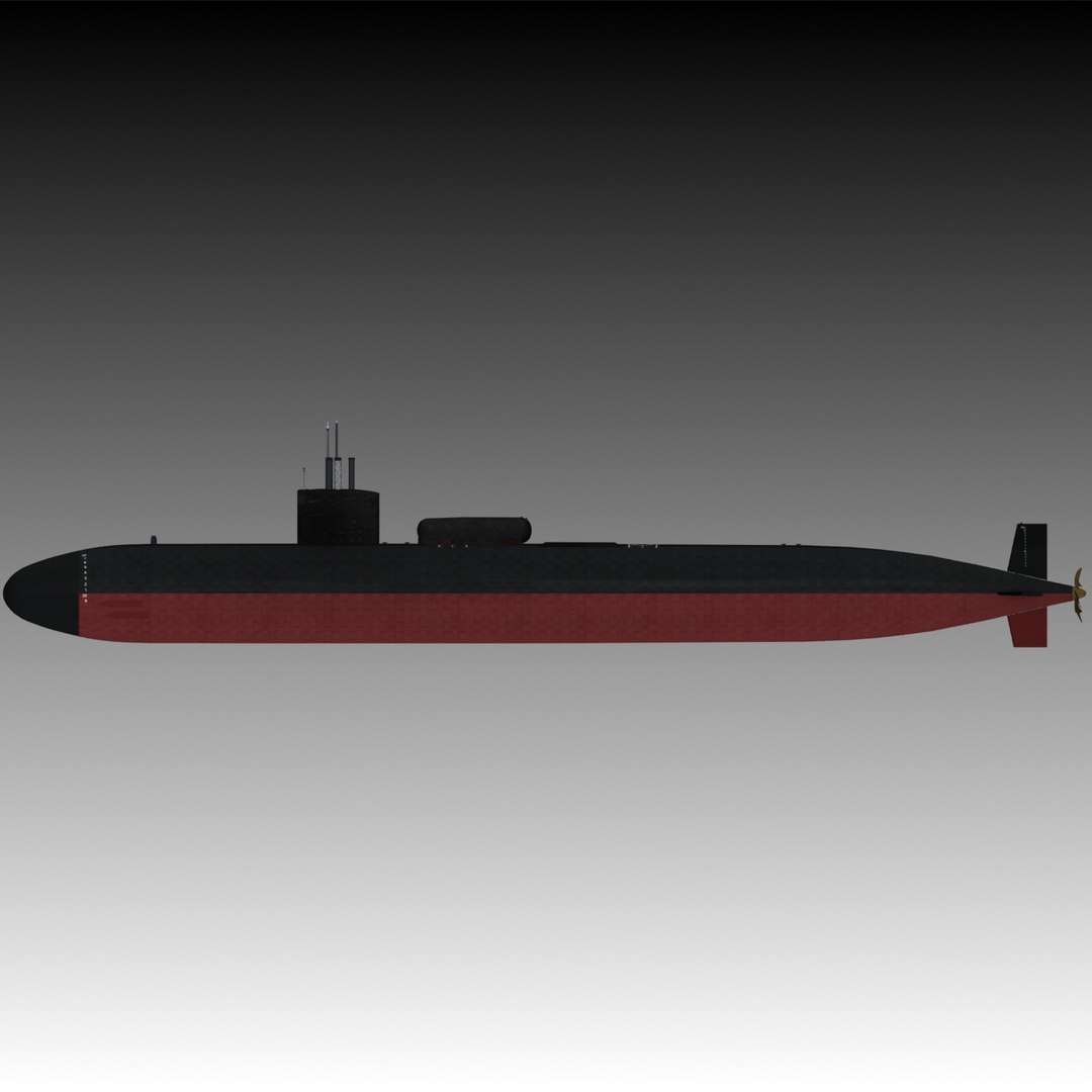 3d Model Uss Dallas Submarines Dry