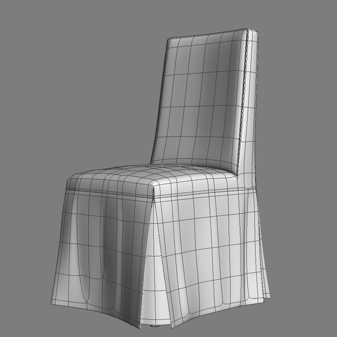 dining chair covers 3d max