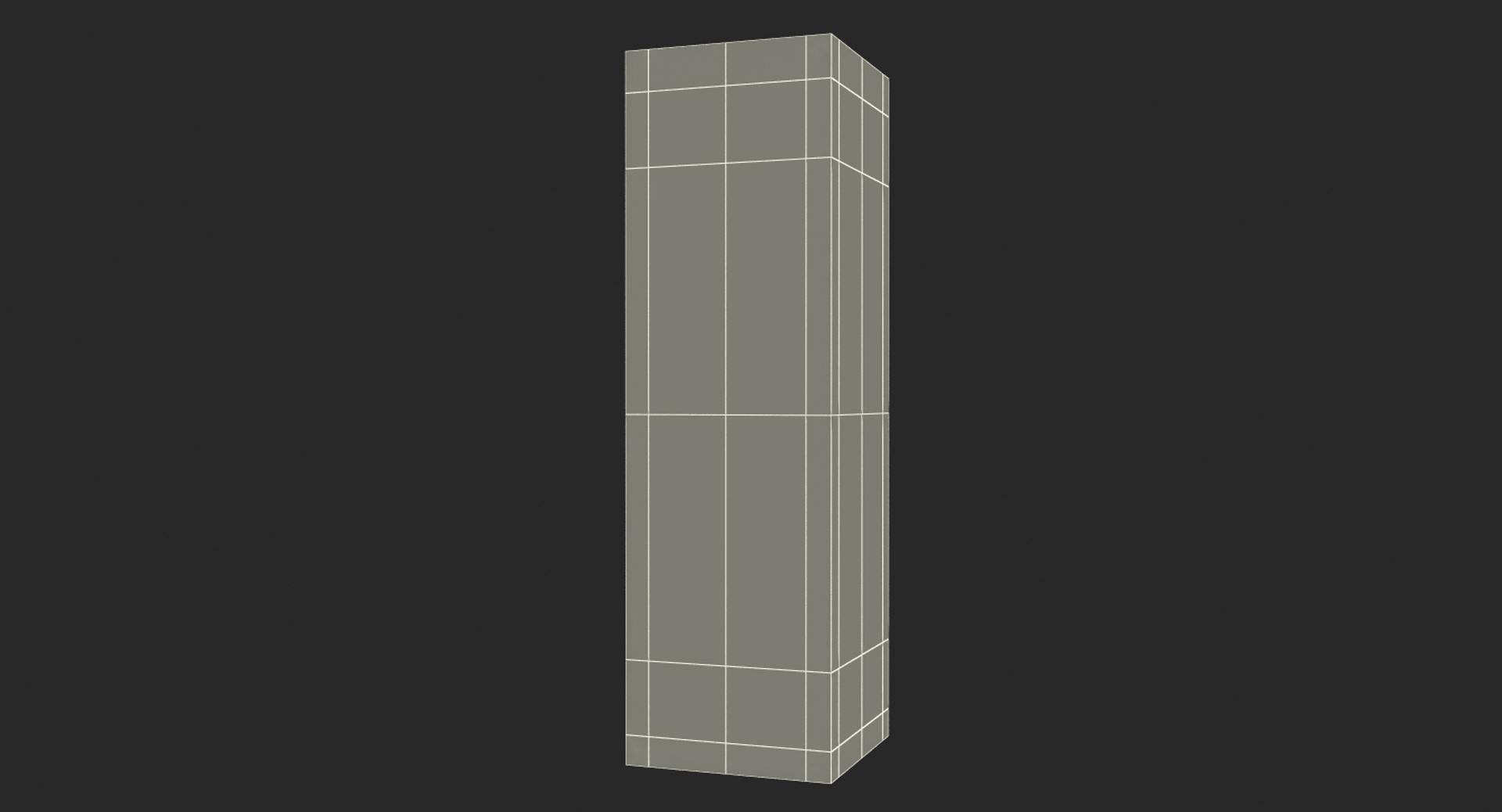 3D square glass vase water - TurboSquid 1255696