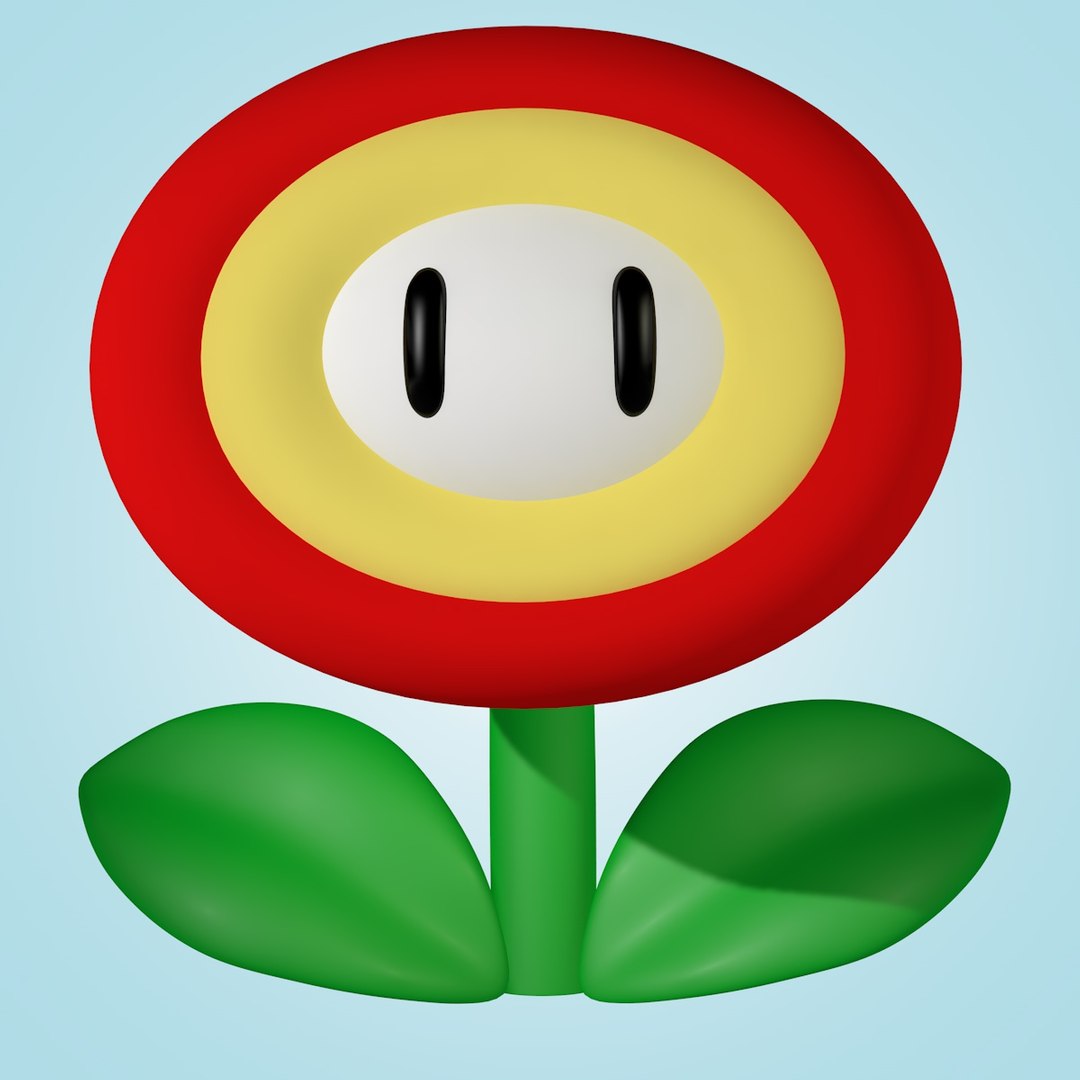 C4d Super Mario Flower