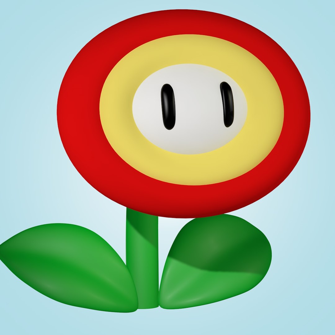 C4d Super Mario Flower